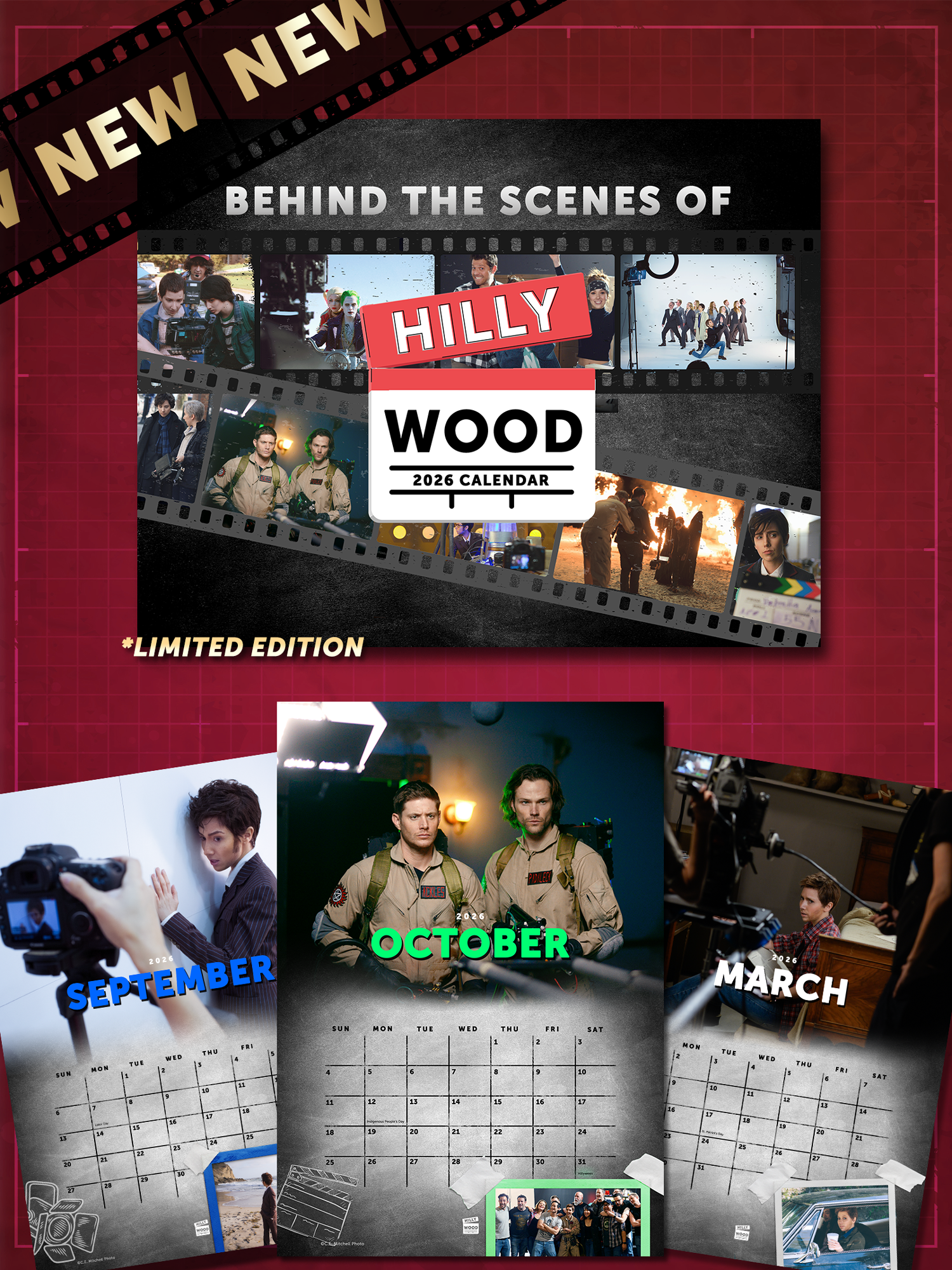Hillywood® Behind The Scenes Calendar 2026 – Shop Hillywood